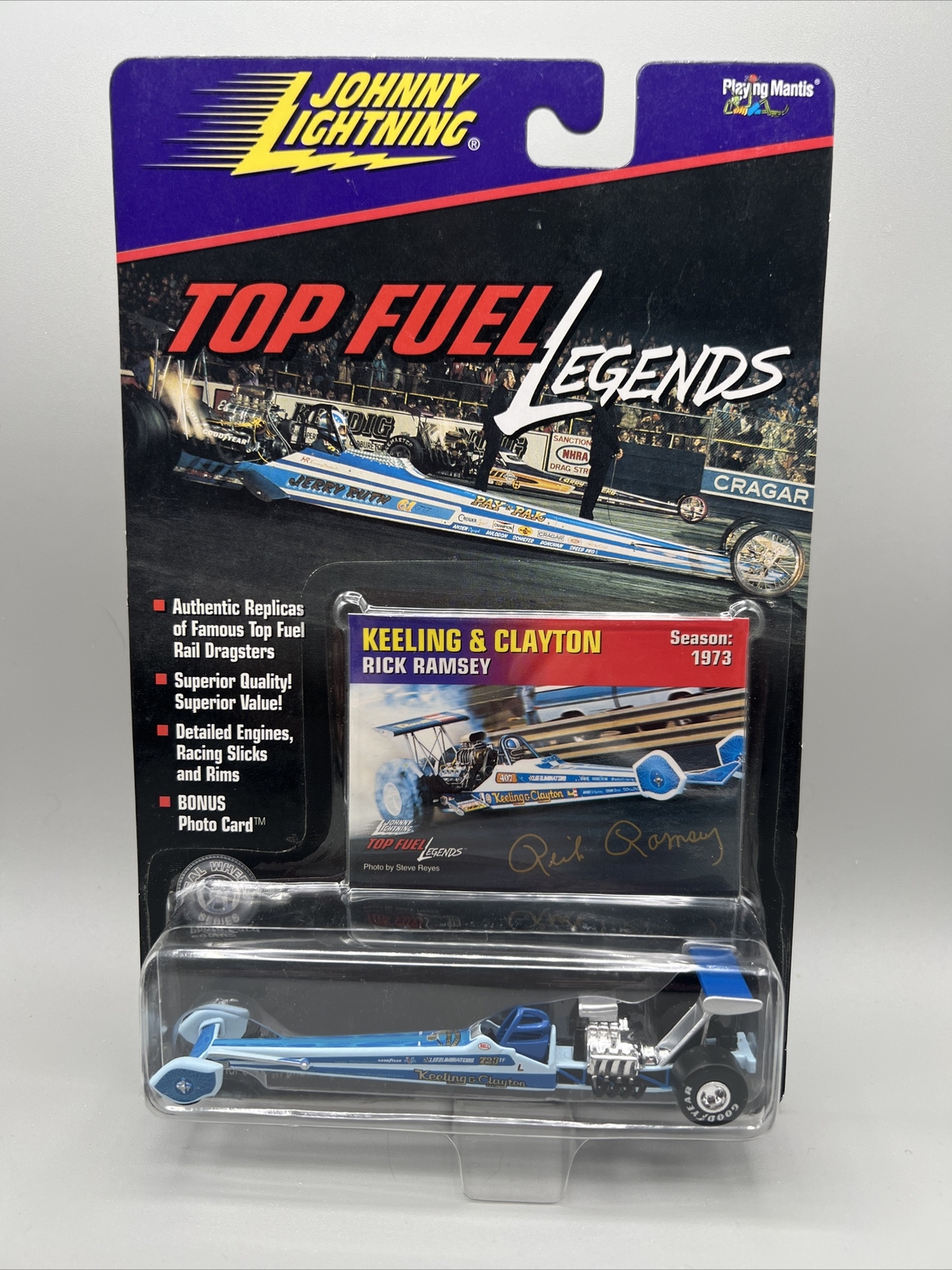 1973 RICK RAMSEY KEELING & CLAYTON TOP FUEL LEGENDS by Johnny Lightning ...