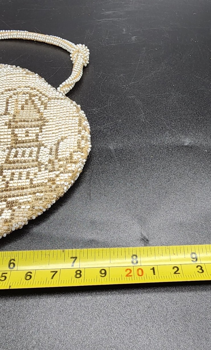 Vintage Purse 1940 Beaded Evening Bag Czechoslovakia … - Gem