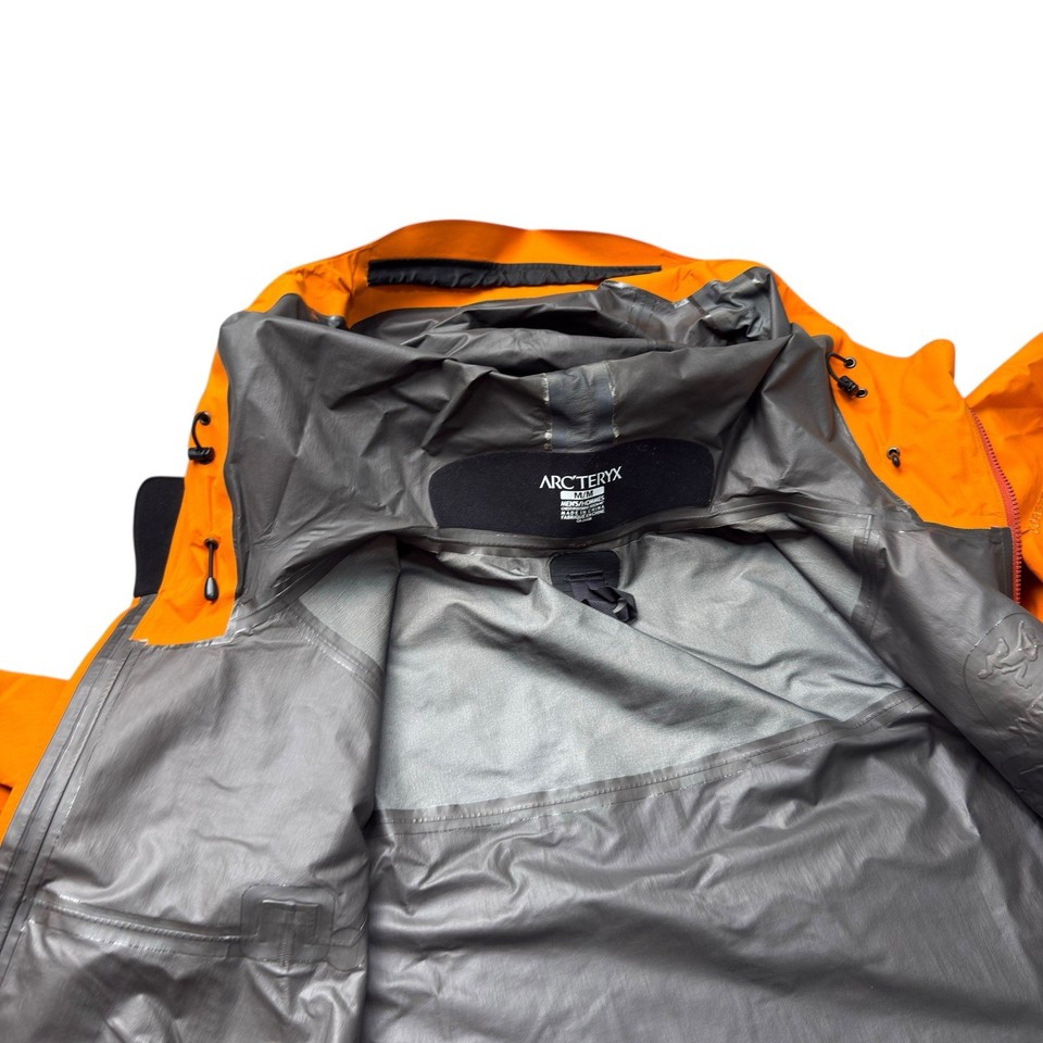 Arc'teryx Alpha SL Hybrid Goretex Pro Shell Paclite Jacket Orange Mens ...