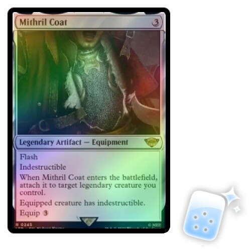 FOIL MITHRIL COAT The Lord Of The Rings Magic MTG MINT CARD | eBay