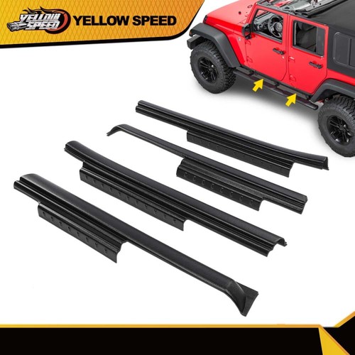 Fit For 2007-2017 Wrangler JK 4-Door Trail Armor Rocker Panel Guard | eBay