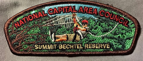 NATIONAL CAPITAL AREA COUNCIL OA 470 FLAP PATCH BSA SUMMIT BECHTEL ...