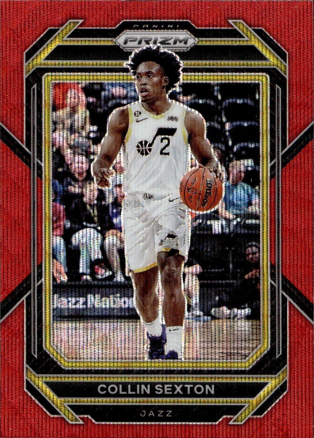 2022-23 Panini Prizm - Collin Sexton #87 Ruby Wave Prizm for sale ...