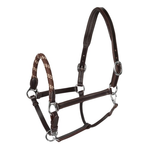 Acavallo Rope Nose and Leather Halter | eBay