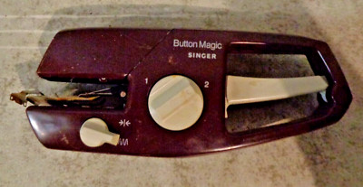 Vintage Singer Button Magic Handheld Portable Sewing Machine | eBay