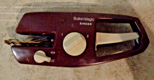 Vintage Singer Button Magic Handheld Portable Sewing Machine | eBay