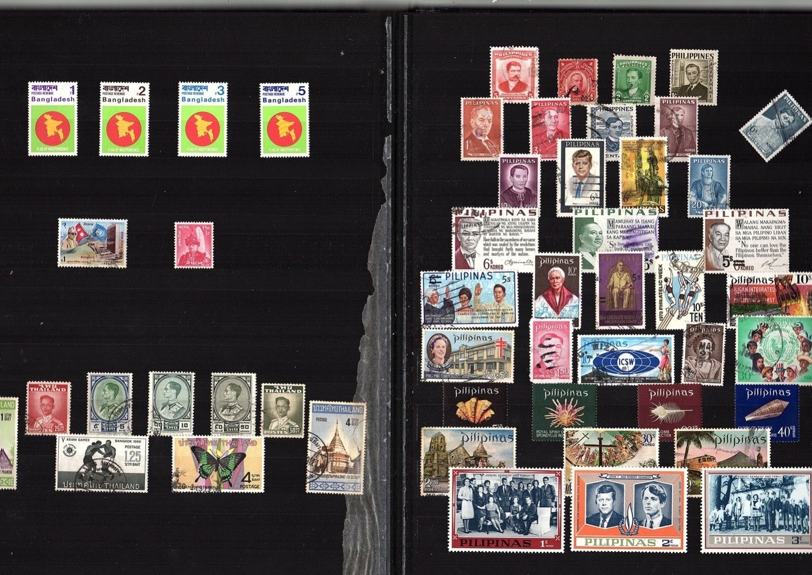 Stamp collection stock book appx 676 stamps world wide cv 571.85 (bb2 ...