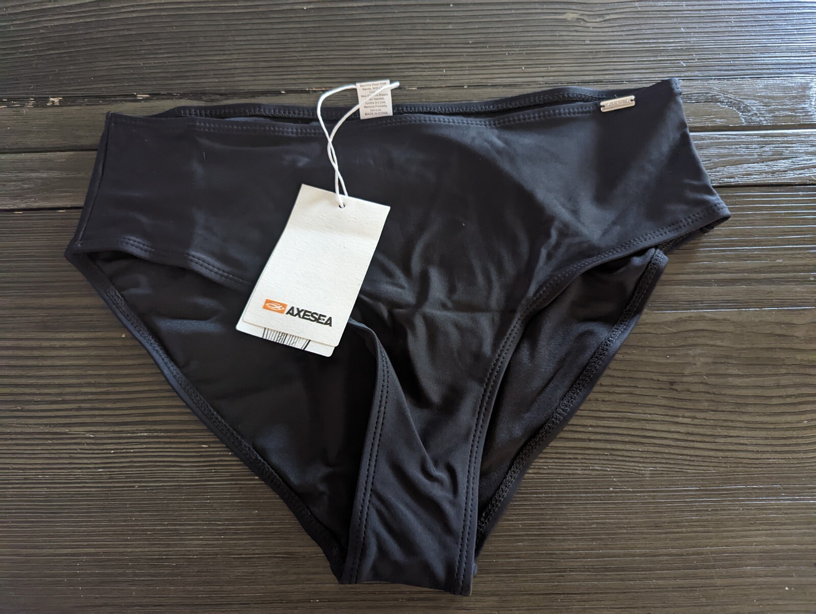 Axesea Womens Bikini Bottoms High Waist Black Swim Bottom Swimsuit Swim Briefbl Ebay