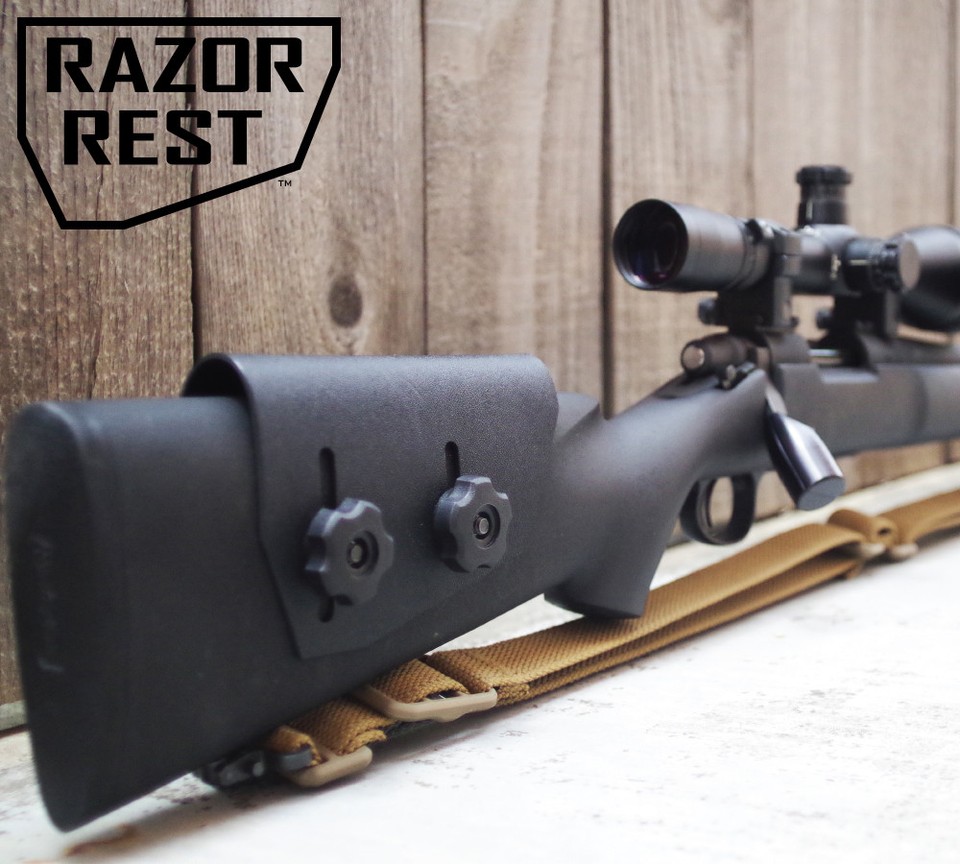 PREMIUM Razor Rest Cheek Riser, Adjustable Kydex Rifle Stock Accuracy ...