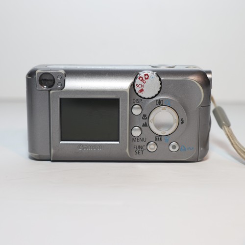 Canon Powershot A410 3.2MP Digital Camera Silver + 2 AA TESTED WORKS | eBay