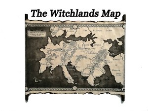 The Witchlands Map on Handmade Scroll, Truthwitch Map, Windwitch ...