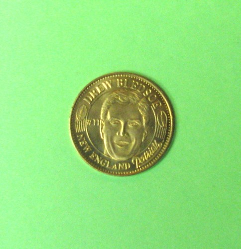Pinnacle 1998 Drew Bledsoe New England Patriots Coin #11 Football ...