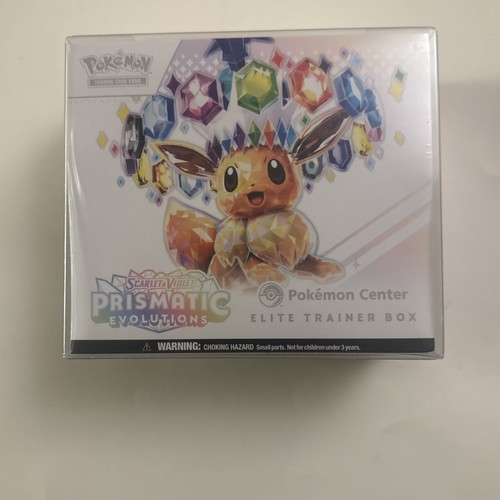 Pokemon Prismatic Evolutions Pokemon Center PC ETB Sealed with ...