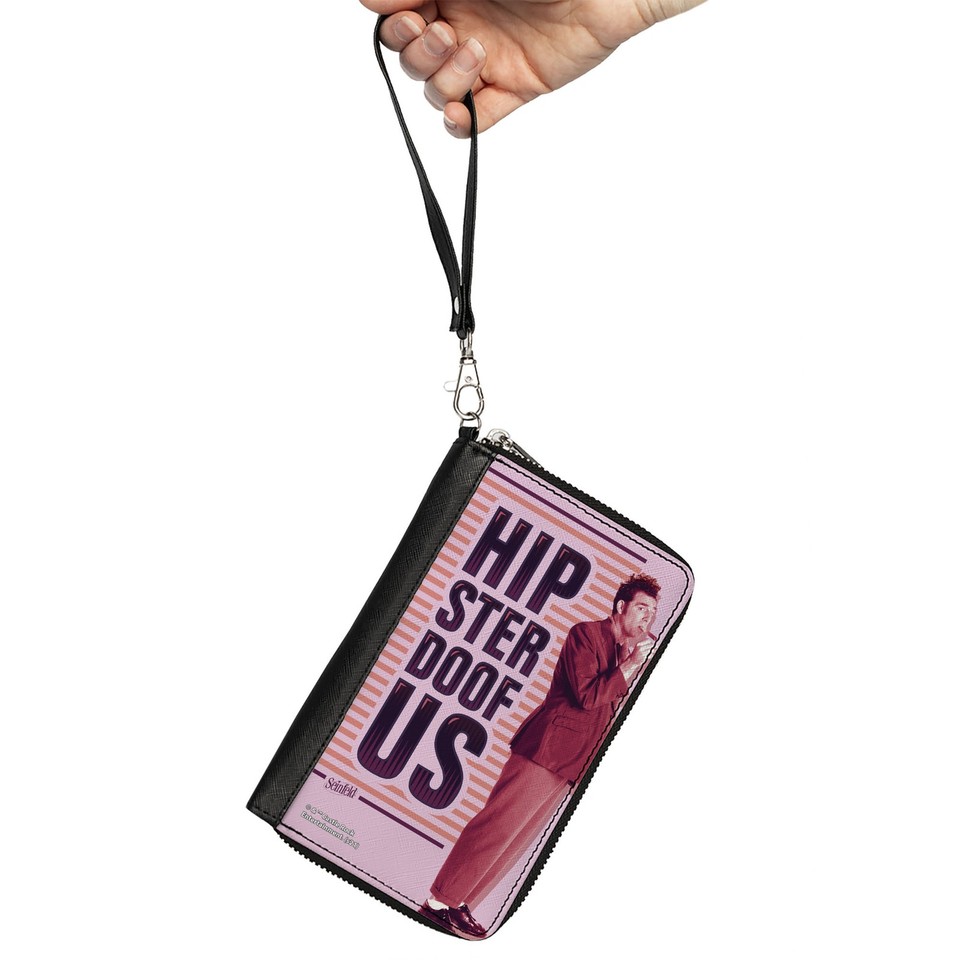 PU Zip Around Wallet Rectangle Seinfeld Cosmo Kramer HIPSTER DOOFUS (US ...