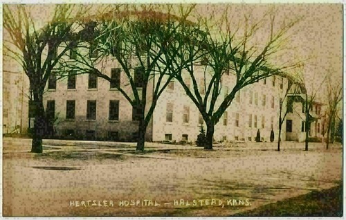 Hertzler Hospital, Halstead, Kansas RPPC | eBay