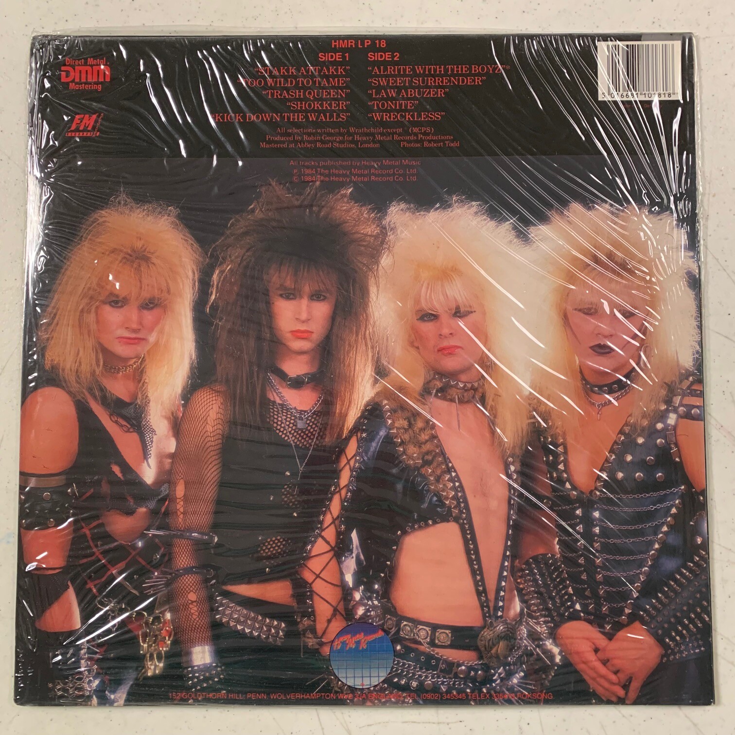 WRATHCHILD Stakk Attack NEW SEALED LP VINYL - 1984 HEAVY METAL RECORDS ...