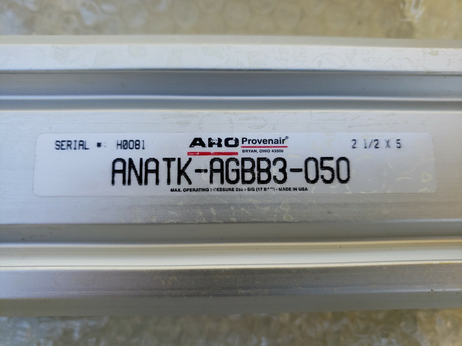 ARO provenair ANATK-AGBB3-050 air cylinder. NOS item. | eBay