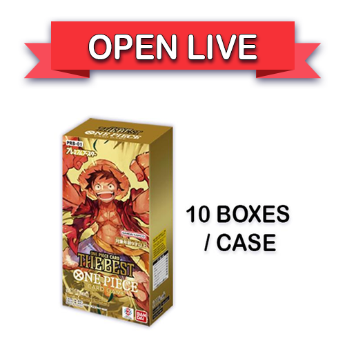 Open Live Case One Piece TCG PRB-01 Premium Booster Box Japanese | eBay