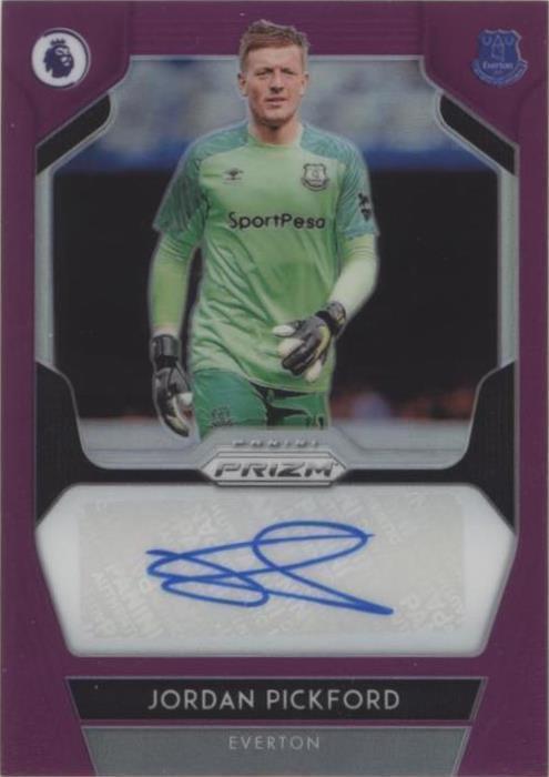 2019-20 Panini Prizm Premier League - Signatures Jordan Pickford #S-JP ...
