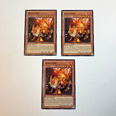 (3) YuGiOh! INARI FIRE: CBLZ-EN038 COMMON Unlimited NM | eBay