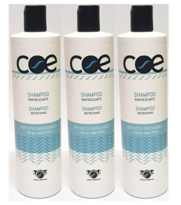 3pz Linea Italiana COE SHAMPOO RINFRESCANTE MENTOLO TUTTI TIPI DI ...