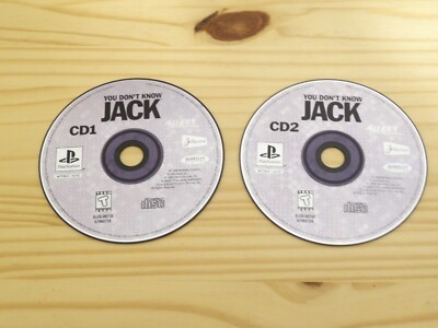 You Don't Know Jack Sony PlayStation 1 PS1 Discs Only Video Game 2 Disc ...