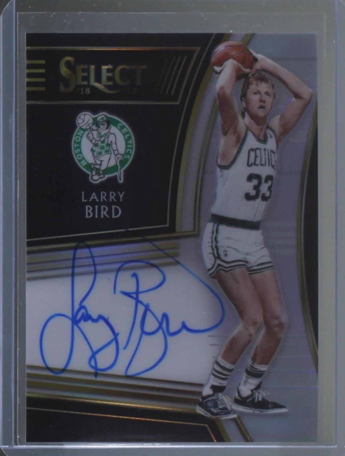 2018-19 Panini Select - Signatures Larry Bird #SG-LBD /49 (AU) for sale ...