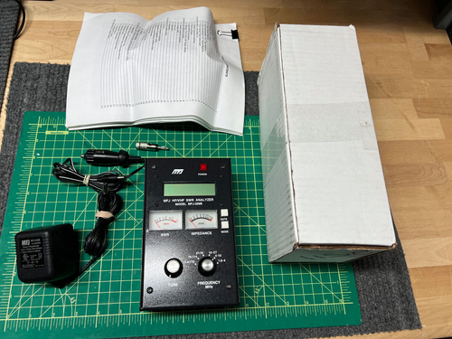 MFJ-259B HF VHF SWR ANTENNA ANALYZER BOX, INSTRUCTIONS + ACCESSORIES ...