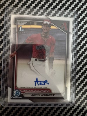 2024 Bowman Chrome - Prospect Autographs Adriel Radney #CPA-AR (AU, RC ...