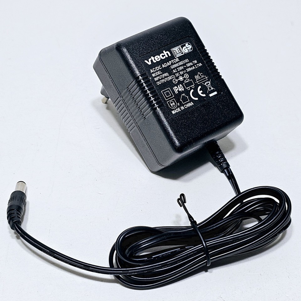 Original VTECH 9V NETZTEIL V.Smile Genius Computer Adapter Ladegerät AC ...
