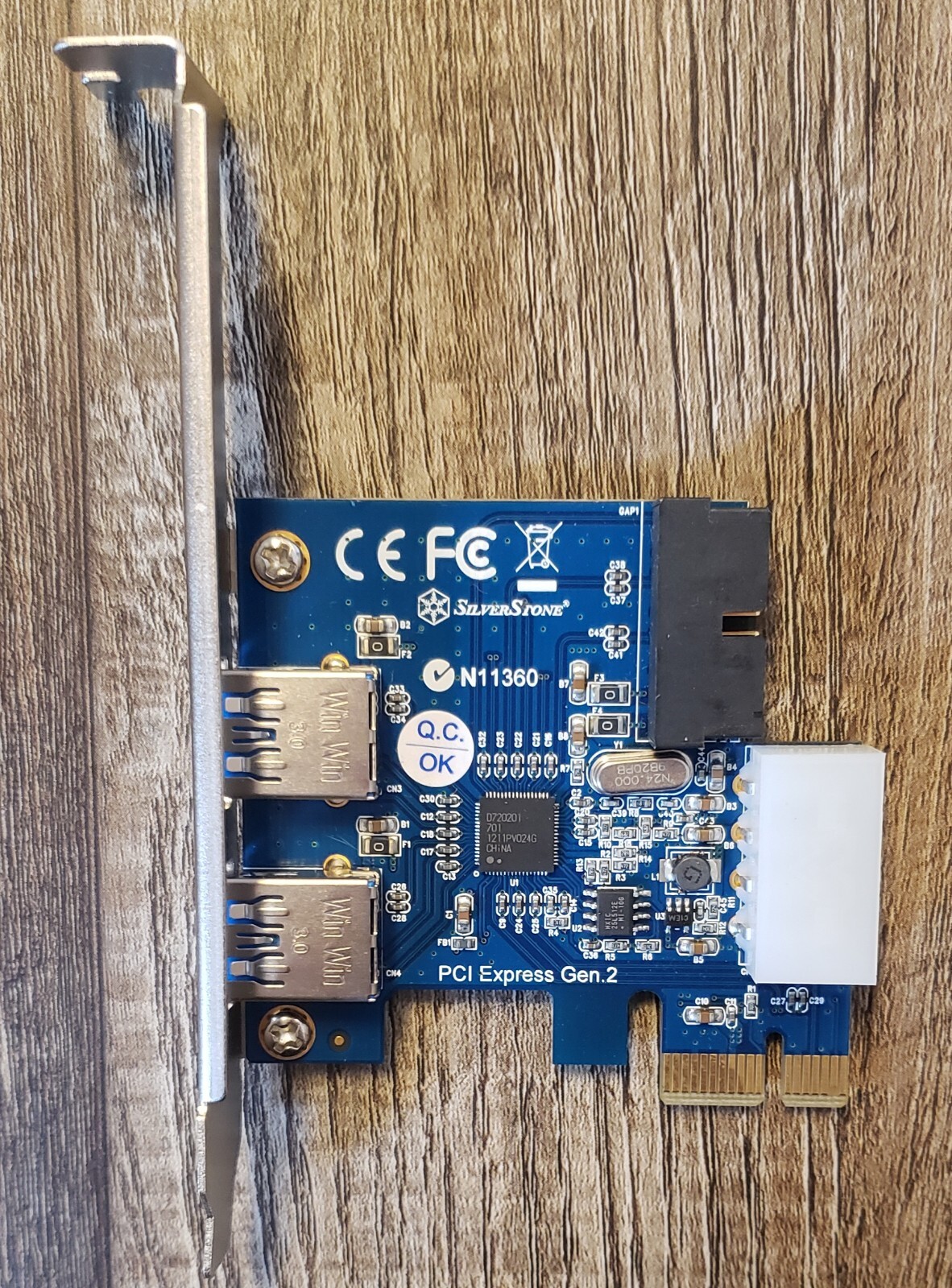 GENUINE SilverStone N11360 PCI Express Gen.2 Card TM4P12430041 *TESTED ...