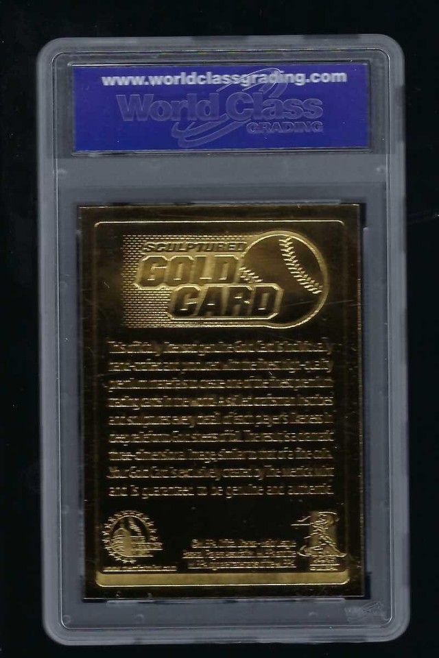 2007 Merrick mint 23K Gold Alex Rodriguez 500 HR Graded WCG 10 Gem-Mt ...