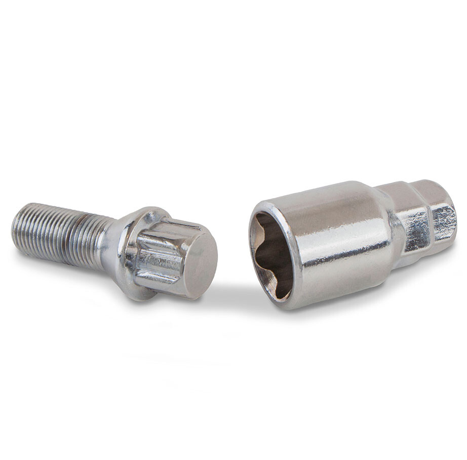 Locking Alloy Wheel Bolts & Security Key Fits Mini Cooper M14 x1 .25 | eBay