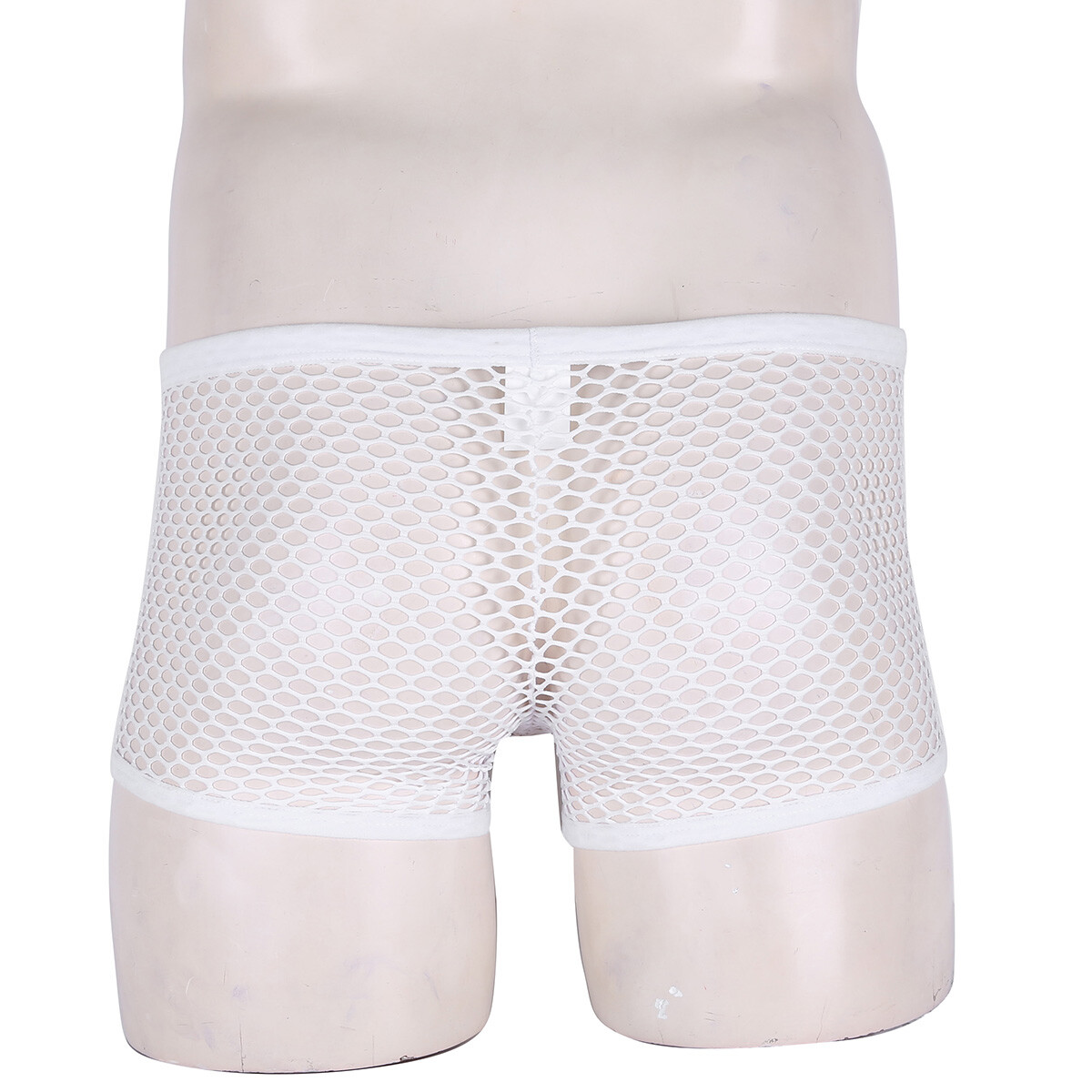 US Mens Fishnet Underwear See Through Low Rise Bulge Pouch Boxer Briefs Lingerie | eBay