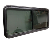 Black LCI 30 X 22 RV Emergency Exit Window Camper Cargo Trailer Escape ...