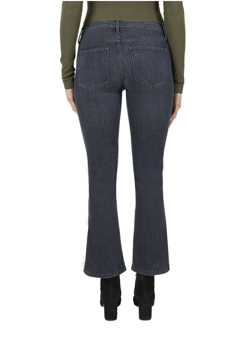 BLACK ORCHID Naomi Split Seam Boot Crop Denim Jeans Dark Grey 26 $172 ...