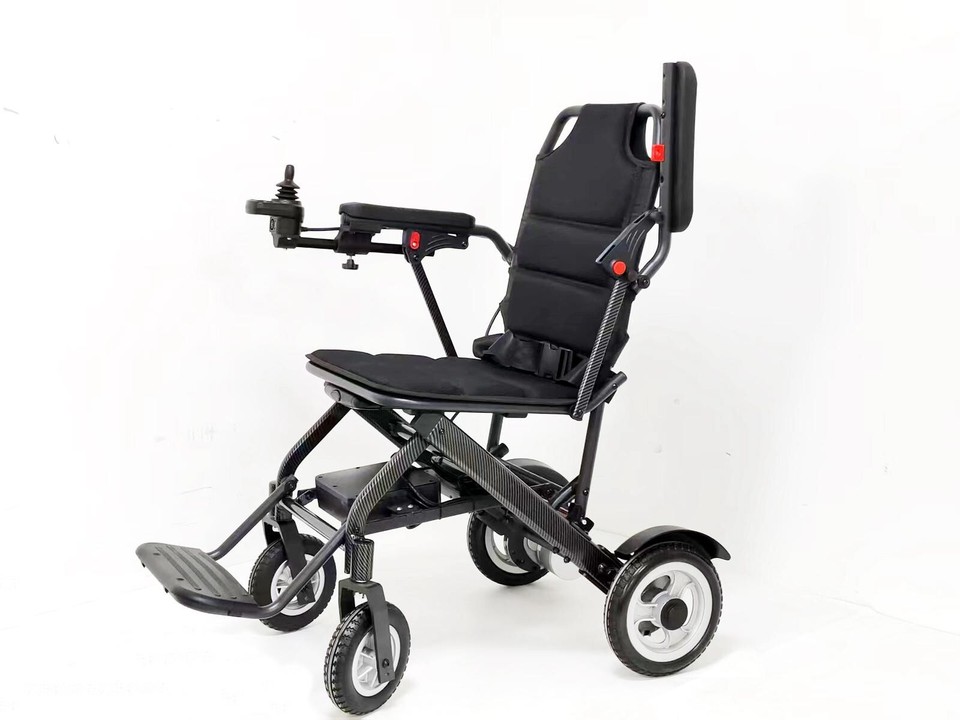 FOLDABLE ELECTRIC WHEELCHAIR FOR ADULTS LIGHTWEIGHT SCOOTER CHAIR ...