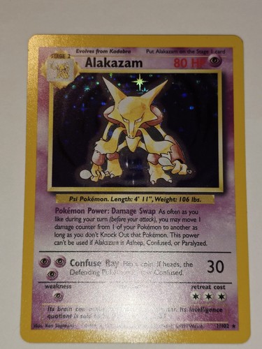 Pokemon Alakazam Base Set Unlimited Holo Rare #1 PSA 10 Gem Mint | eBay