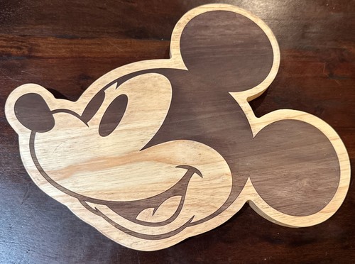 New Disney Mickey Mouse Laser-Cut Two-Tone Cutting Board | eBay