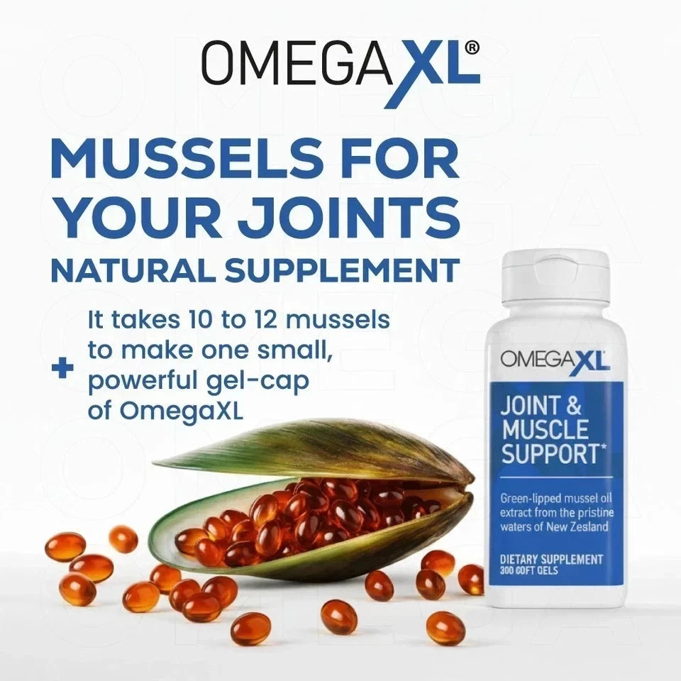 2Pack Omega XL 300 Capsules-Green Lipped Mussel Joint & Muscle Relief ...
