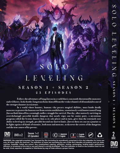 DVD Anime SOLO LEVELING Complete TV Series Season 1+2 Vol.1-25End ...