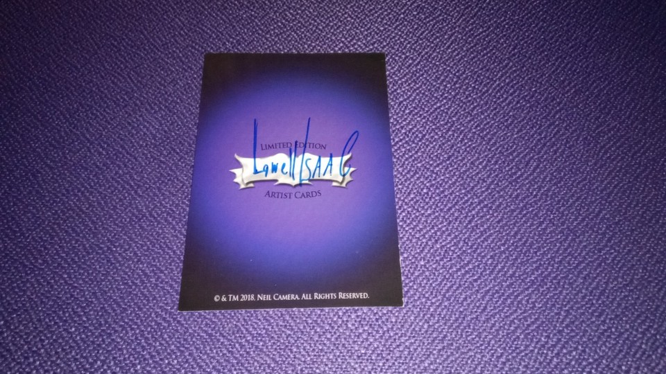 2018 Lowell Isaac MONSTERS sketch card Neil Camera's GPK Wacky Packages ...