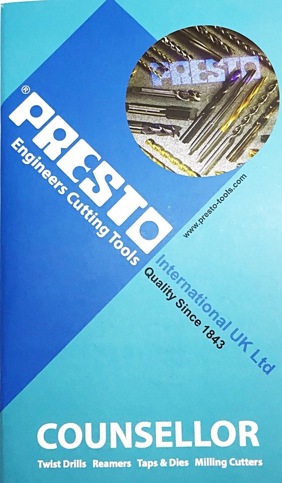 Presto 3 Piece Tap Sets HSS Metric Hand Tap Includes Taper, Second ...