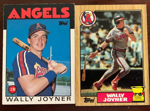 1986 Topps Traded Wally Joyner 1987 Topps Wally Joyner | eBay