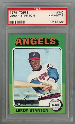 1975 Topps #342 Leroy Stanton PSA 8 NM-MT #90513420 **GH0822** | eBay