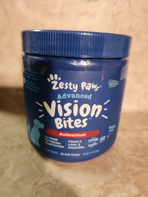 Zesty Paws Eye Supplement for Dogs - Vision Support With Lutein Vitamin ...