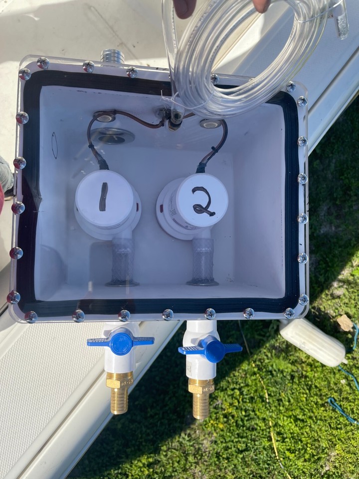 sea chest for boat Livewell Pump Box Only ''18-1/2 'L x 12"W x 8-5/8"H ...