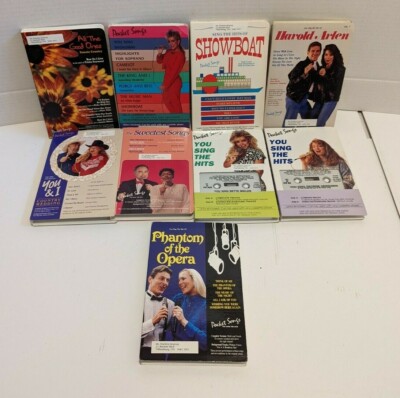 Lot of 9 Vintage You Sing Hits Pocket Songs Karaoke Cassette + Lyric ...