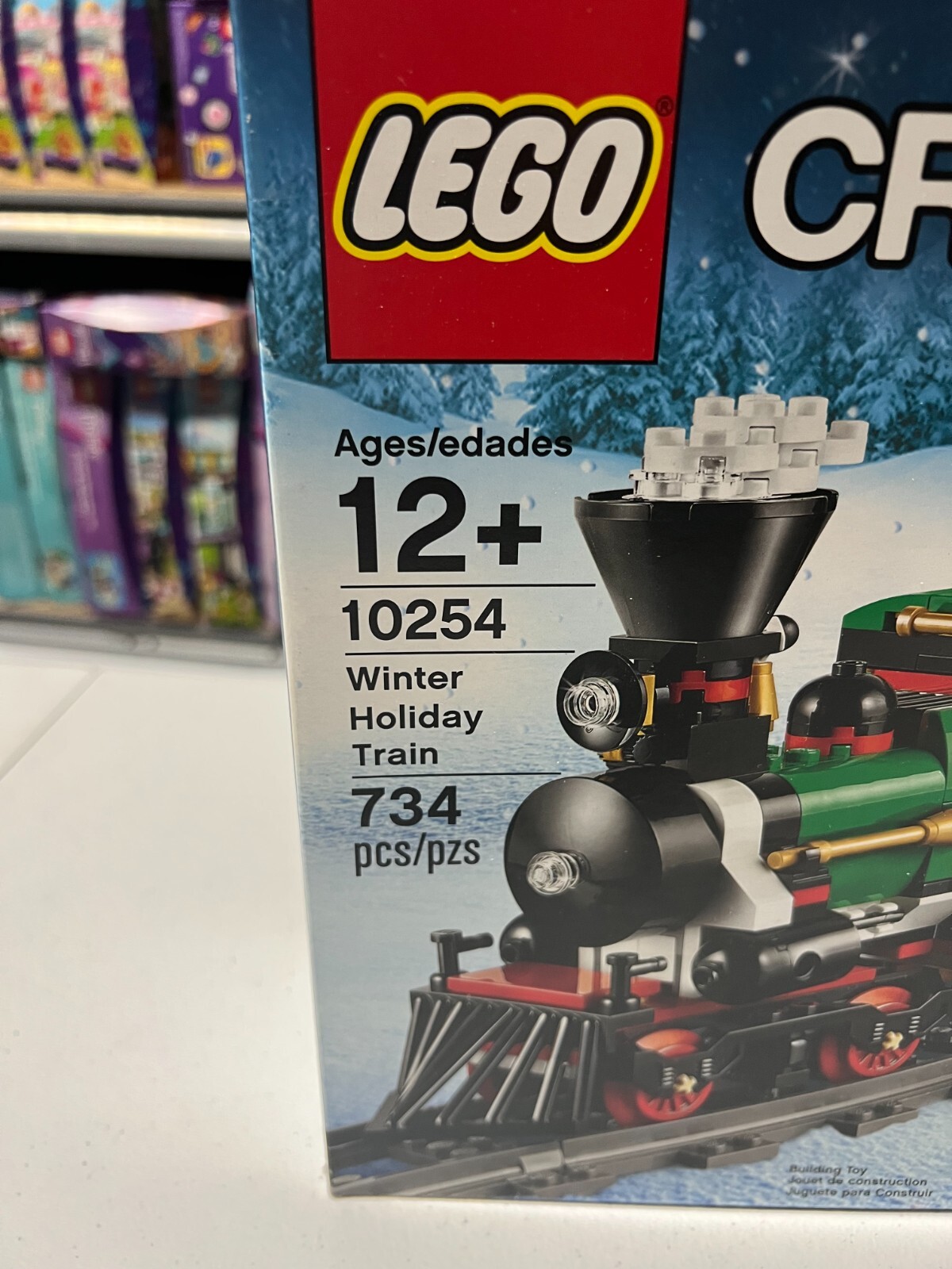 Lego 10254 Creator Expert Winter Holiday Train NISB comes with track | eBay