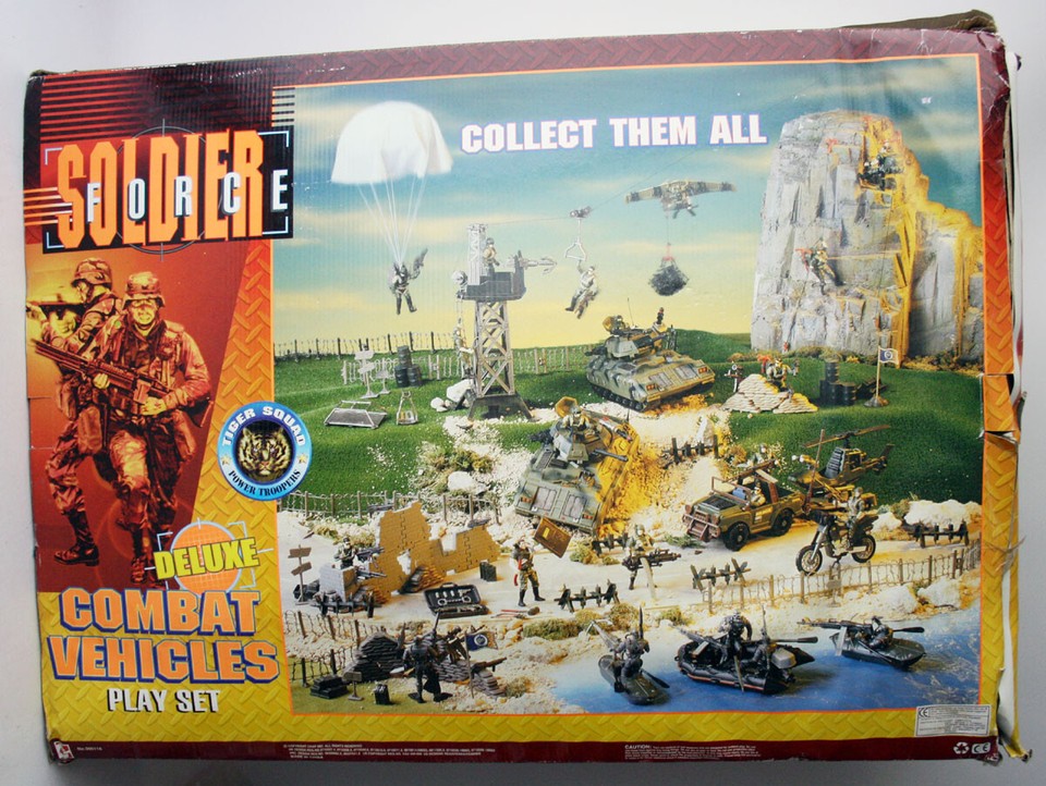 HUGE CHAP MEI SOLDIER FORCE DELUXE COMBAT VEHICLES PLAYSET TIGER SQUAD ...